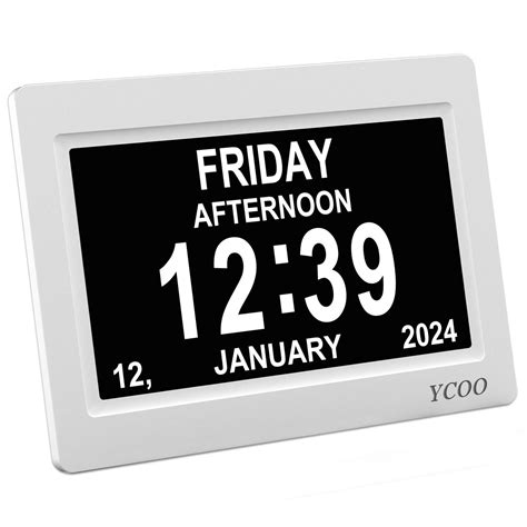 Buy Dementia Clocks 7 Inches Day Date Clock With Large Clear Digits