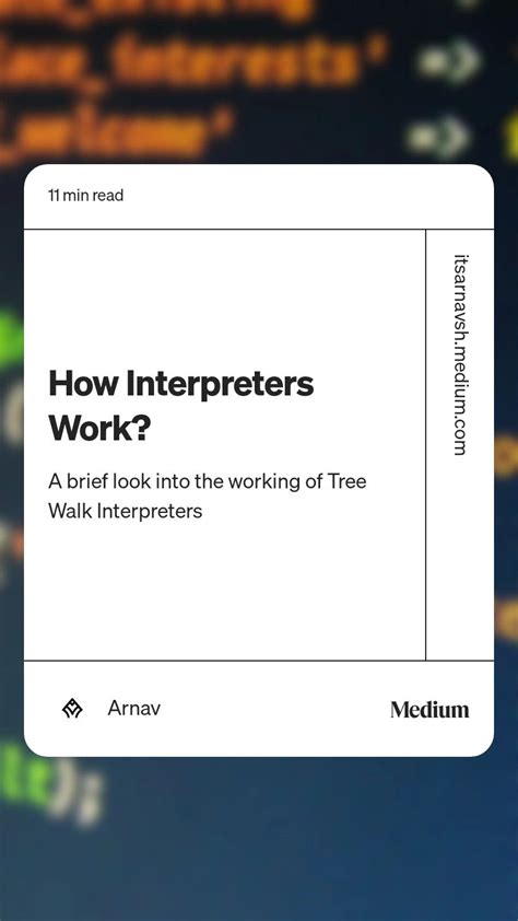 Interpreter Programming Development Coding Softwareengineering
