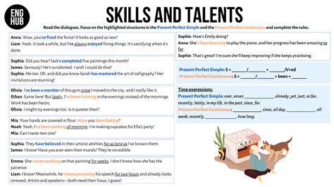 Perfecting New Skills Present Perfect Simple Present Perfect Continuous