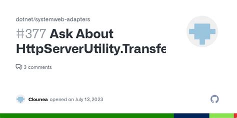 Ask About Erverutilitytransferrequest · Issue 377 · Dotnet