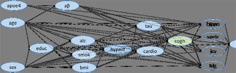 Directed Acyclic Graph Of Variables Influencing Cognitive Status 582