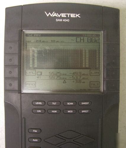 Wavetek Sam 4040 Signal Analysis Catv Meter