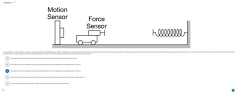 Solved Question Motion Sensor Force Sensor Helllllll In Chegg
