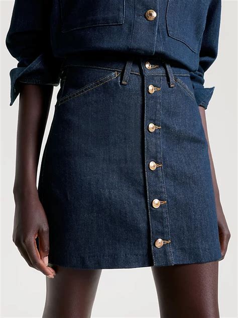 High Rise Denim Mini Skirt Denim Tommy Hilfiger