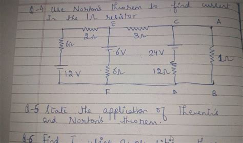 Use Norton Theorem Filo