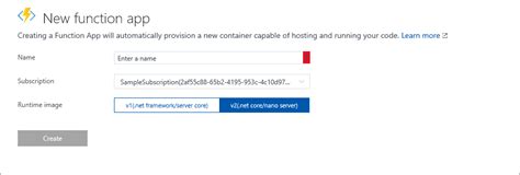 azure functions runtime installation azure docs