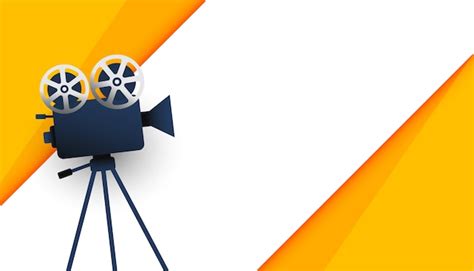 Free Vector Cinematic Realistic Camera Background With Text Space