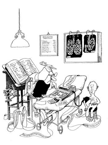 Dibujos y Monigotes El médico de Quino