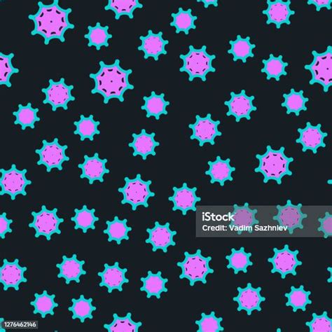 라인 거미 웹 아이콘 은 검은 배경에 원활한 패턴을 격리 거미줄 기호입니다 해피 할로윈 파티 벡터 거미에 대한 스톡 벡터 아트 및 기타 이미지 Istock