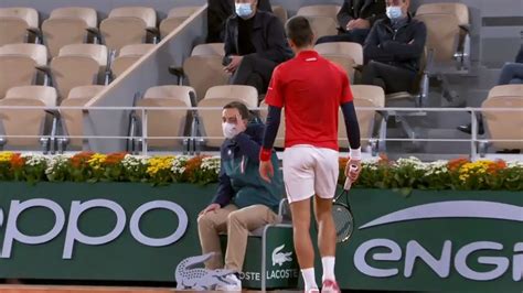 Vidéo Roland Garros Drôle De Déjà Vu Pour Djokovic