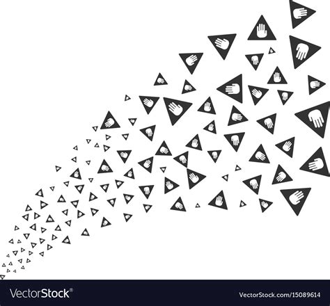 Caution Source Stream Royalty Free Vector Image