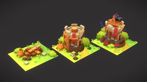 Stylize Tower 3d Model By Atilay [9858b07] Sketchfab
