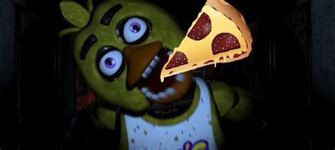 Chica Eating Pizza By Pokemonpikmin On Deviantart