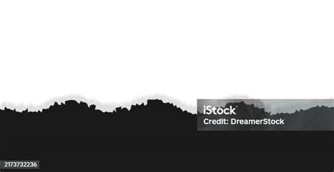 흰색 배경에 검은 찢어진 종이 프레임 벡터 일러스트 레이 션 벽지 추상 배너 0명에 대한 스톡 벡터 아트 및 기타 이미지 0명 3차원 형태 가장자리 Istock