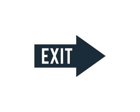 Exit Arrow PNG Transparent Images Free Download Vector Files Pngtree