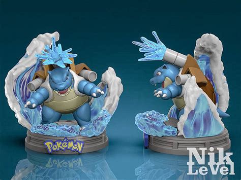 Blastoise Pokemon 3d Printable 3d Model 3d Printable Cgtrader