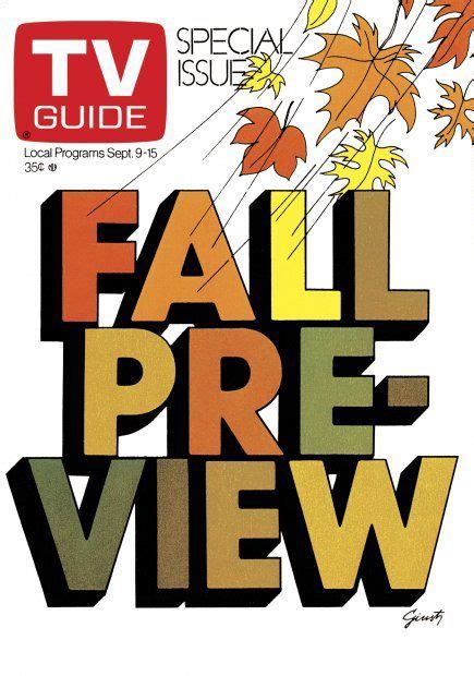 Fall Preview Flashback Tv Guide Magazine Fall Preview Covers 1980s