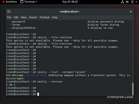 Zenity — Linux Command Zenity Is A Program That Will Display By