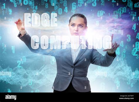 The Concept Of Cloud Edge And Fog Computing Stock Photo Alamy