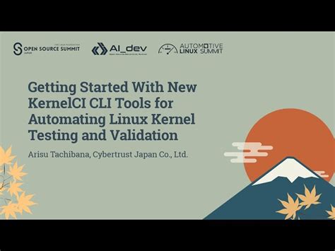 Free Video Getting Started With New Kernelci Cli Tools For Automating