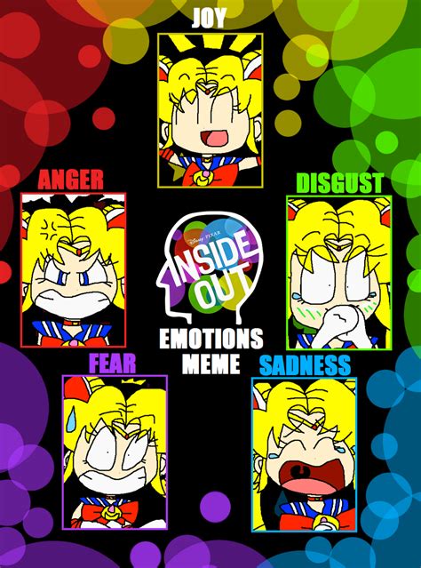 Inside Out Emotions Meme With Sailor Moon By Pokegirlrules On Deviantart