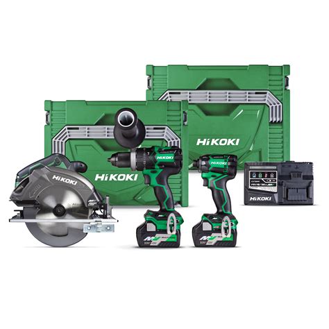 Hikoki Multi Piece Kits Hikoki 36 Volt Brushless 3 Tool Kit