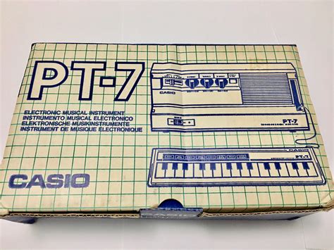 Matrixsynth 1984 Casio Pt 7 Analog Rhythm Machine With Digital Keyboard W Original Box
