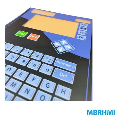 China Professional Factory Membrane Switch Keypad With Digital Printing Overlay Membrane Display