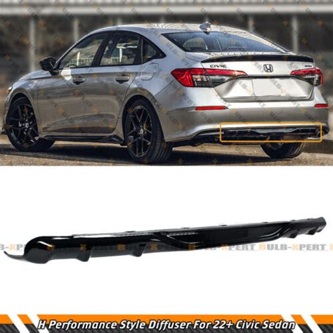 Купить Обвесы FOR 2022 2023 HONDA CIVIC HPD STYLE GLOSS BLACK REAR