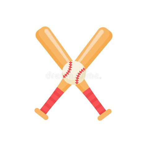 Baseball Bats Are Used To Hit Baseballs In Sporting Events Stock Vector