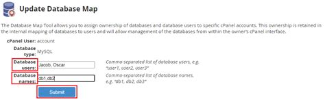 How To Setup “database Map Tool” Using Whm Whuk