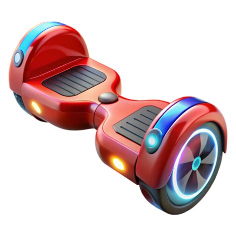 Impressive Abstract Red Hoverboard With Trail Lights High Resolution