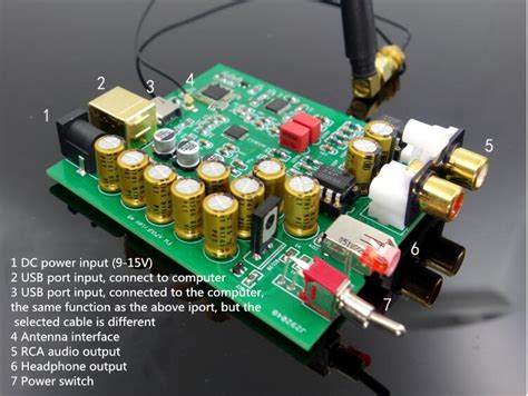 Csr8675 Bluetooth 5 0 Decoder Board Wireless Audio Receiver Module Es9028k2m Decoding Ldac Aptx