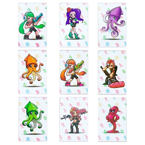 Amiibo Cards Splaatoon 2 Para Nintendo Switch 16 Piezas Promart