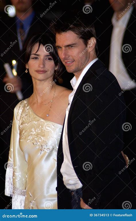 Penelope Cruz Tom Cruise Photo Stock éditorial Image Du Monde 36734513