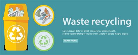 재활용 쓰레기통 벡터 일러스트레이션 폐기물 유형 분리 재활용 벡터 일러스트레이션 유기 배터리 금속 플라스틱 종이 유리 전자 폐기물 전구 벡터에 대한 스톡 벡터 아트 및 기타