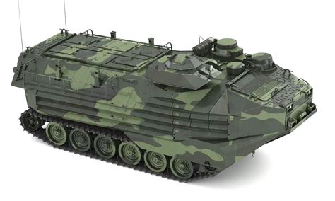Amphibious Assault Vehicle Aav7 3d Model Turbosquid 2342428