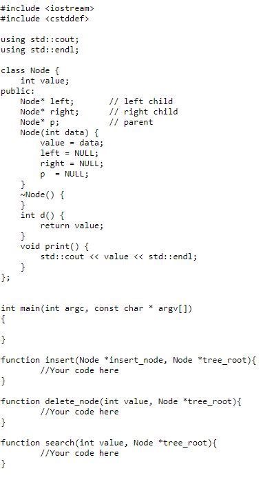 Solved In C Implement Insert In The Following Code And Chegg