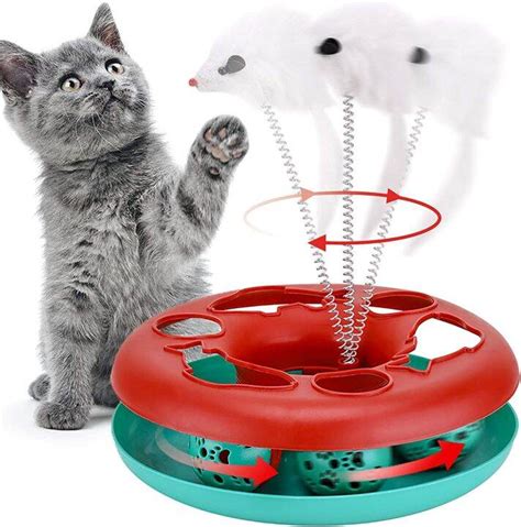 Cat Toys Cat Toys For Indoor Catsinteractive Kitten Toys Roller