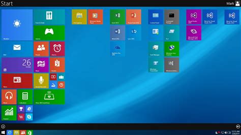 Windows 9 Concept Images Leaked Shows New Start Screen