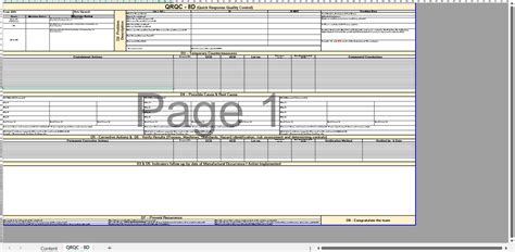 Qrqc Excel Template To Download For Free
