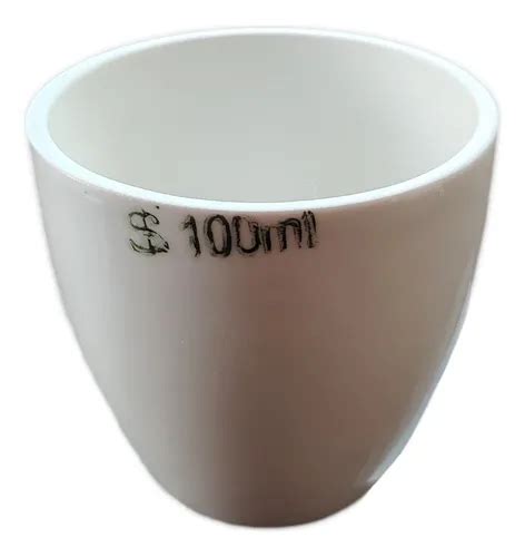 Crisol De Porcelana Mf De 100ml Importado Cuotas Sin Interés