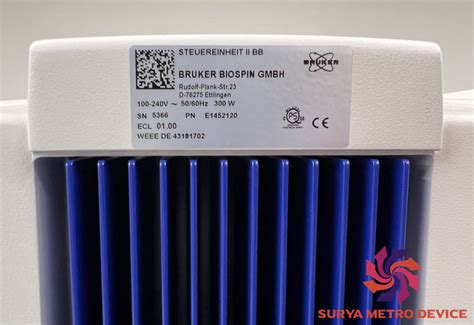 2023 Bruker Minispec Mq60 Surya Metro Device