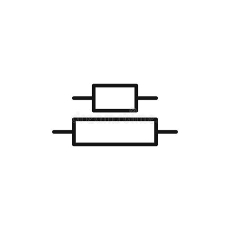 Alignment Logo Sign Vector Outline Stock Illustration Illustration Of