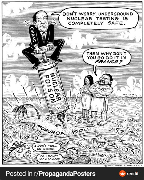 French Nuclear Testing In The Pacific 1996 Urantcontrol R