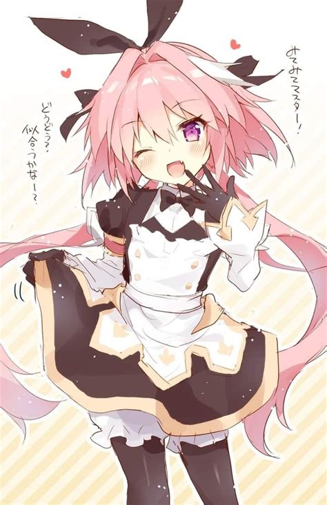 An Anime Character With Pink Hair And Black Clothes