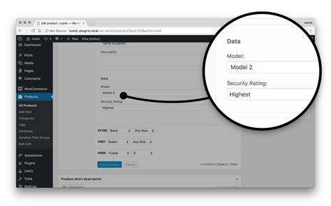 Woocommerce Custom Fields For Variations Iconic