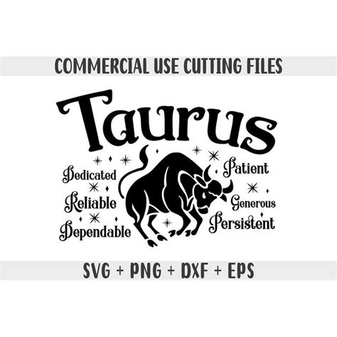 Taurus SVG Zodiac SVG Zodiac Signs Clipart SVG Gift For T Inspire