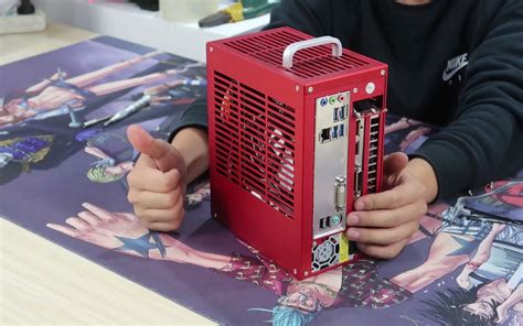 看我们装了一台廉价版便携式itx主机哔哩哔哩bilibili