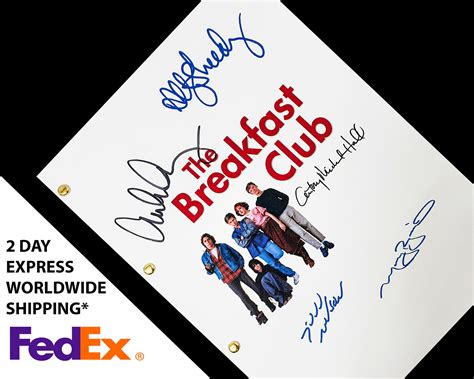 Breakfast Club Script Etsy
